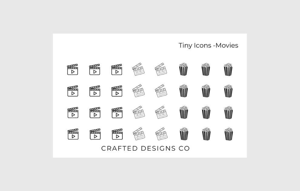 TINY ICONS – Crafted Designs Co