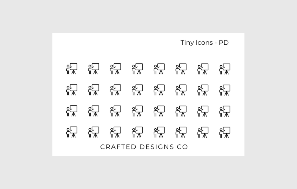 TINY ICONS – Crafted Designs Co