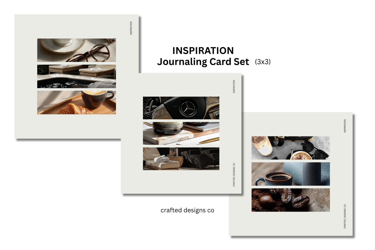 Inspiration Journaling Card Set (Set of 3) – Crafted Designs Co